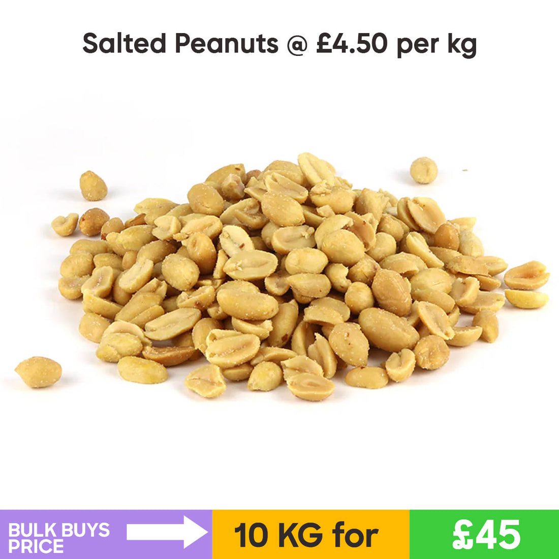 Salted Peanuts (10KG)-📦 Bulk Buys – The Whole Food Guys